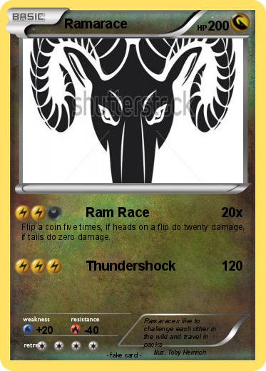 Pokémon Ramarace - Ram Race - My Pokemon Card