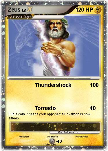 Pokémon Zeus 1158 1158 - Thundershock - My Pokemon Card