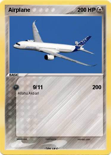 Pokémon Airplane 30 30 - 9/11 - My Pokemon Card