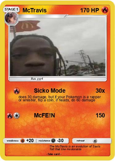 Pokémon McTravis - Sicko Mode - My Pokemon Card