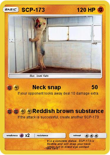 Pokémon SCP 173 147 147 - Neck snap - My Pokemon Card