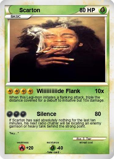 Pokémon Scarton - Wiiiiiiiiiide Flank - My Pokemon Card