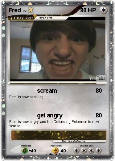 Pokémon Fred 190 190 - scream - My Pokemon Card