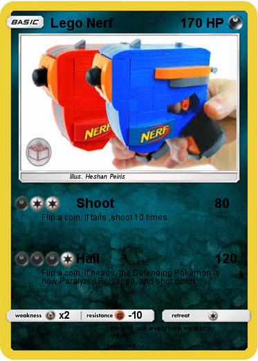 Pokémon Lego Nerf - Shoot - My Pokemon Card