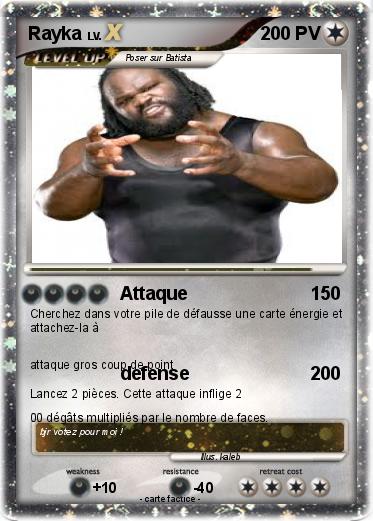 Pokémon Rayka - Attaque - Ma carte Pokémon