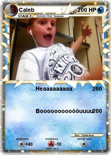 Pokémon Caleb 331 331 - Heaaaaaaaaa - My Pokemon Card