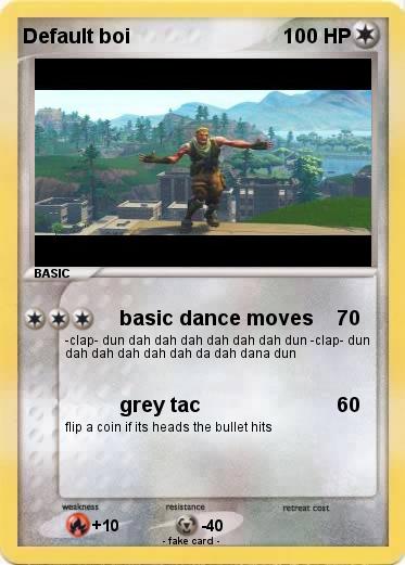 Pokémon Default boi 2 2 - basic dance moves - My Pokemon Card