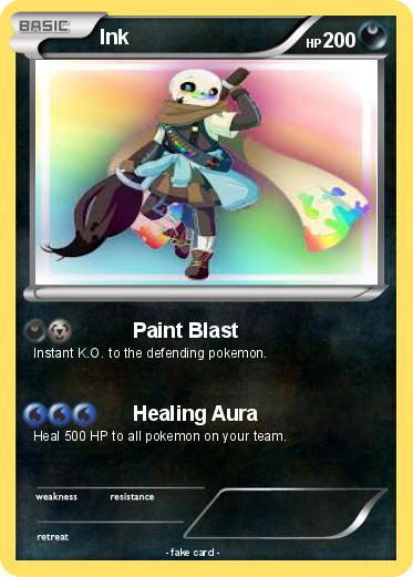 Pokémon Ink 32 32 - Paint Blast - My Pokemon Card