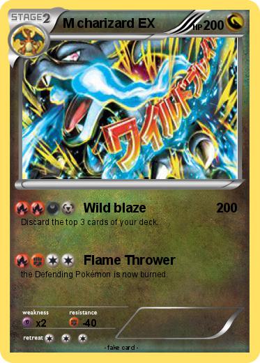 Pokémon M charizard EX 91 91 - Wild blaze - My Pokemon Card