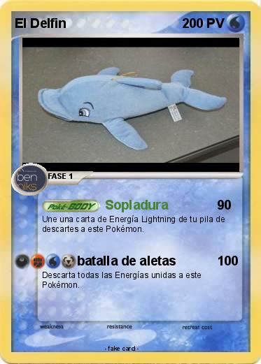 Pokémon El Delfin - Sopladura - Mi carta pokémon