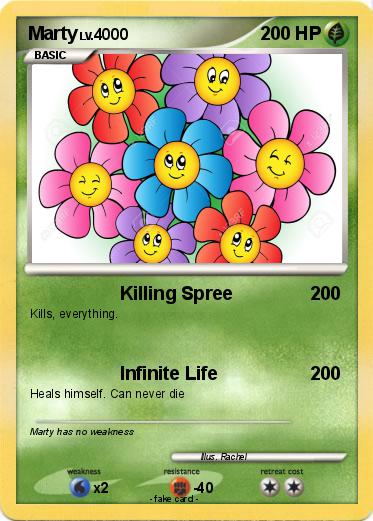 Pokémon Marty 138 138 - Killing Spree - My Pokemon Card