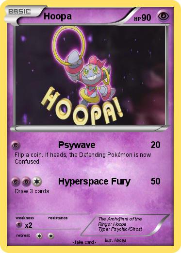 Pokémon Hoopa 88 88 - Psywave - My Pokemon Card
