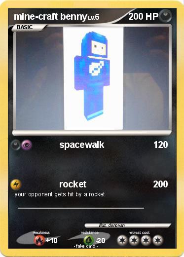 Pokémon mine craft benny - spacewalk - My Pokemon Card