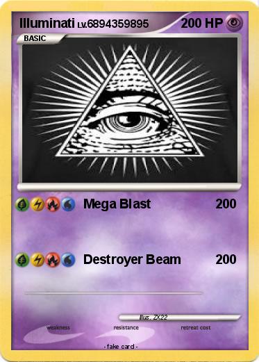 Pokémon Illuminati 777 777 - Mega Blast - My Pokemon Card
