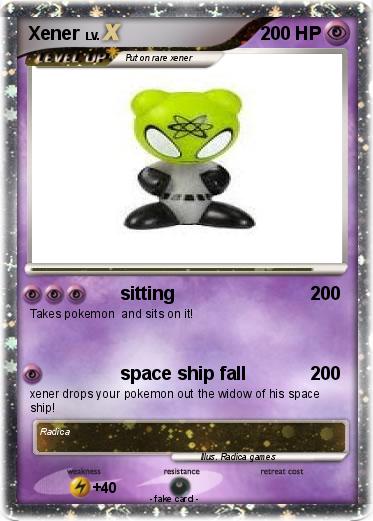Pokémon Xener 3 3 - sitting - My Pokemon Card