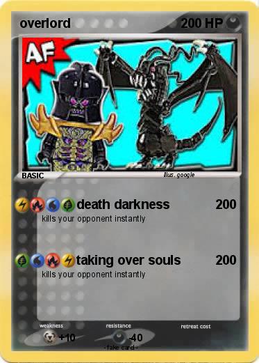 Pokémon overlord 90 90 - death darkness - My Pokemon Card