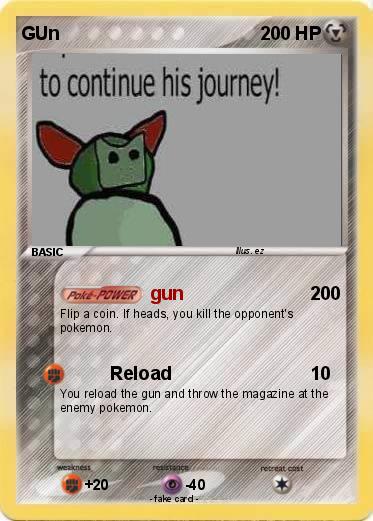 Pokémon GUn 654 654 - gun - My Pokemon Card