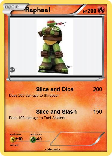 Pokémon Raphael 409 409 - Slice and Dice - My Pokemon Card