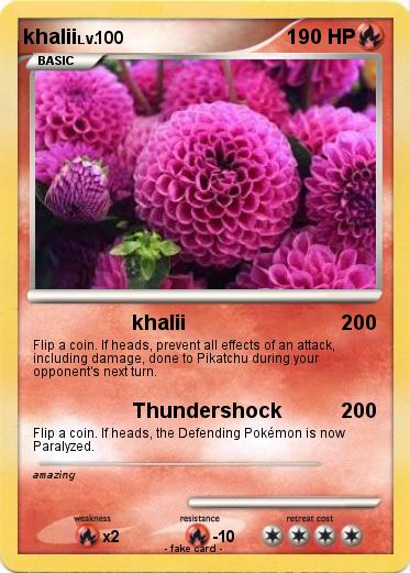 Pokémon khalii - khalii - My Pokemon Card