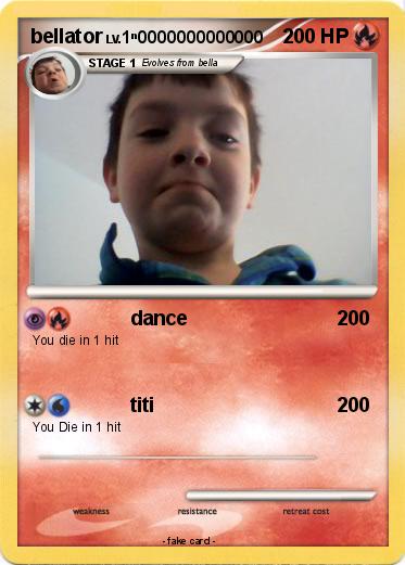Pokémon bellator - dance - My Pokemon Card