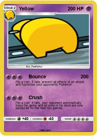 Pokémon Yellow 1110 1110 - Bounce - My Pokemon Card