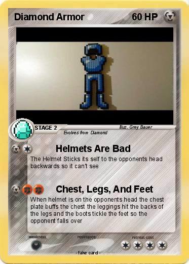 Pokémon Diamond Armor 8 8 - Helmets Are Bad - My Pokemon Card