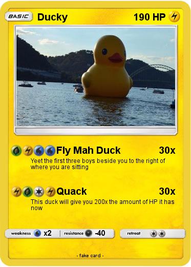 Pokémon Ducky 280 280 - Fly Mah Duck - My Pokemon Card