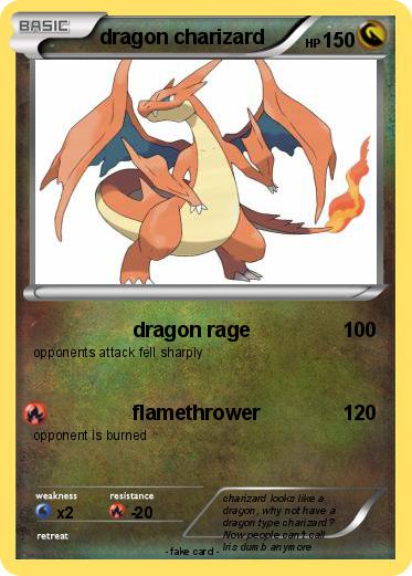 Pokémon dragon charizard 2 2 - dragon rage - My Pokemon Card