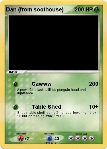 Pokémon Dan from soothouse 6 6 - Cawww - My Pokemon Card