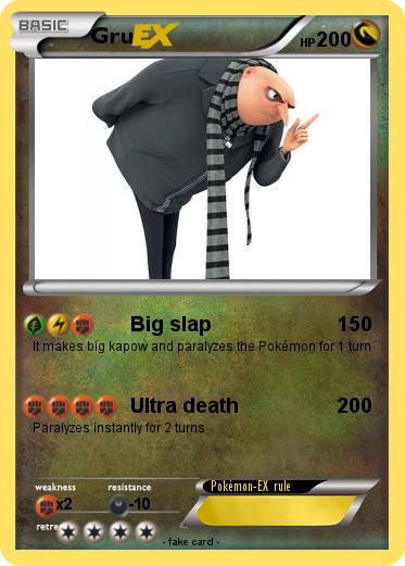 Pokémon Gru 197 197 - Big slap - My Pokemon Card