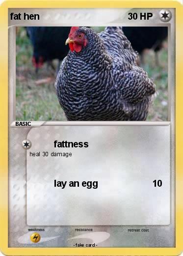 Pokémon fat hen - fattness - My Pokemon Card