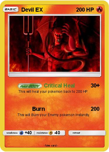 Pokémon Devil EX 6 6 - Critical Heal - My Pokemon Card