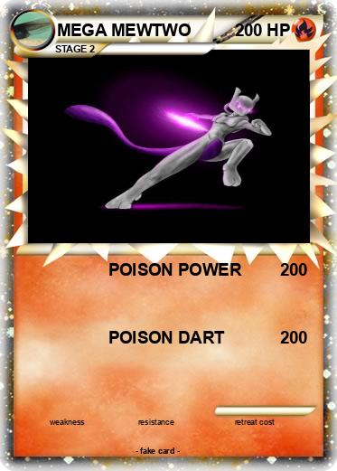 Pokémon MEGA MEWTWO 795 795 - POISON POWER - My Pokemon Card