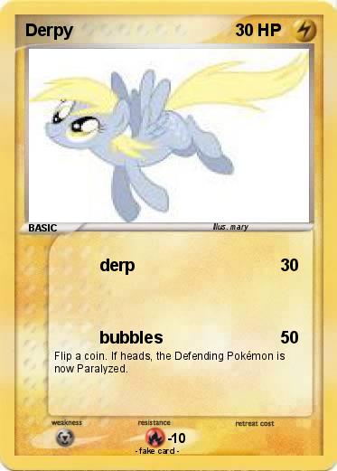 Pokémon Derpy 348 348 - derp - My Pokemon Card