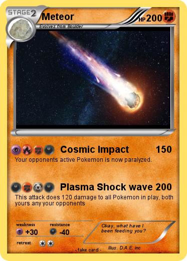 Pokémon Meteor 106 106 - Cosmic Impact - My Pokemon Card