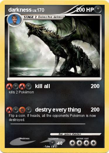 Pokémon darkness 775 775 - kill all - My Pokemon Card