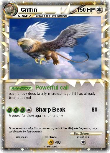 Pokémon Griffin 13 13 - Powerful call - My Pokemon Card