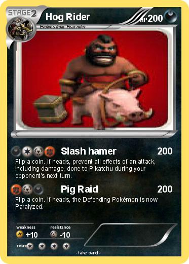 Pokémon Hog Rider 22 22 - Slash hamer - My Pokemon Card
