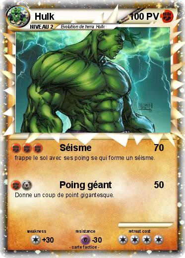 Pokémon Hulk 802 802 - Séisme - Ma carte Pokémon