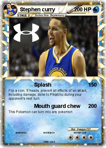 Pokémon Stephen curry 202 202 - Splash - My Pokemon Card