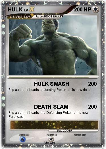 Pokémon HULK 1470 1470 - HULK SMASH - My Pokemon Card