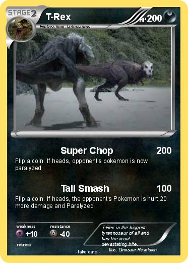 Pokémon T Rex 717 717 - Super Chop - My Pokemon Card