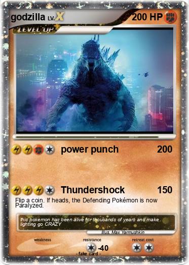 Pokémon godzilla 3961 3961 - power punch - My Pokemon Card