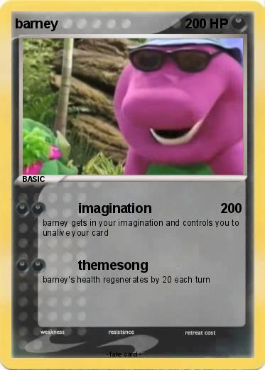 Pokémon barney 912 912 - imagination - My Pokemon Card