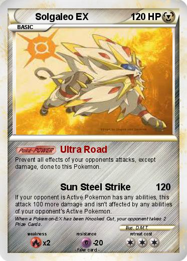 Pokémon Solgaleo EX 19 19 - Ultra Road - My Pokemon Card