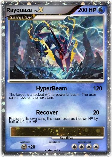 Pokémon Rayquaza 9167 9167 - HyperBeam - My Pokemon Card