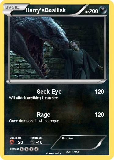 Pokémon Harry sBasilisk - Seek Eye - My Pokemon Card