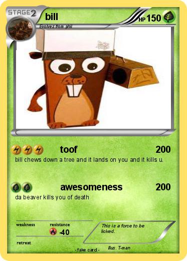 Pokémon bill 650 650 - toof - My Pokemon Card