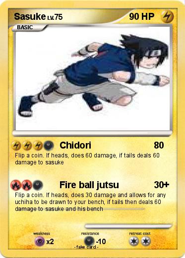 Pokémon Sasuke 3995 3995 - Chidori - My Pokemon Card