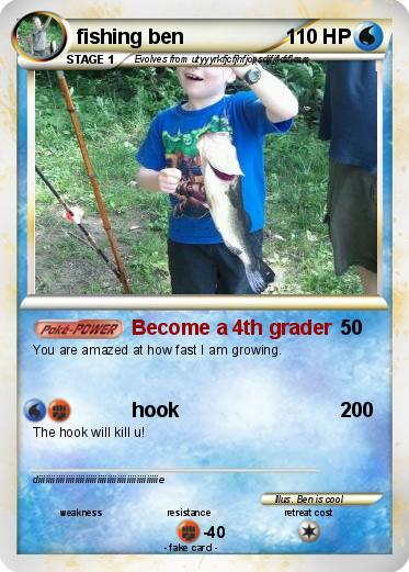 Pokémon fishing ben - Become a 4th grader - My Pokemon Card